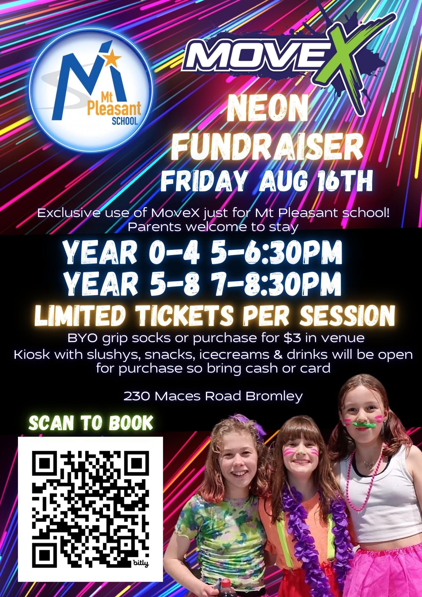 MoveX PTA Fundraiser ** ONE SESSION FOR ALL 5-6:30pm ** – Mahuri Collective